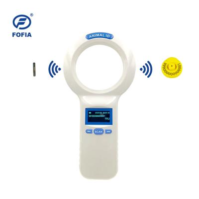 Chine Scanner à puce d'animal blanc OLED 24/7 avec lecteur RFID portable à vendre