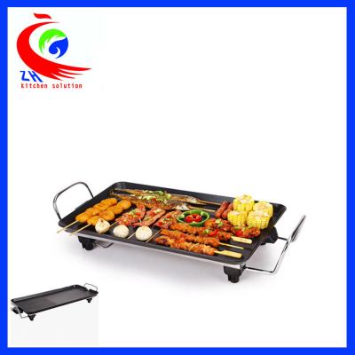 Cina Griglia di campeggio Cooktop di Teppanyaki del barbecue con la pentola piana 1700W della piastra in vendita