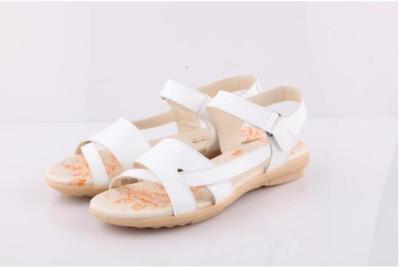China Verpleegster Sandals 35 ~ 41 de EU-Grootte 3cm van het de zomer de In te ademen Witte Leer Hielhoogte Te koop
