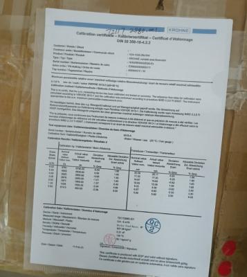 중국 KROHNE H250/RR/M40/ESK-Ex,S/N:E250000000692411 변수 영역 흐름 미터 판매용