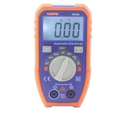 China Hochwertiger HK39L Kondensator Tester mit LCD-Hintergrundbeleuchtung auf Lager zu verkaufen