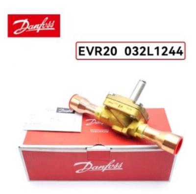 China Danfoss EVR 20 válvula de solenoide 1/4 en 655 psig Cuerpo de latón en venta