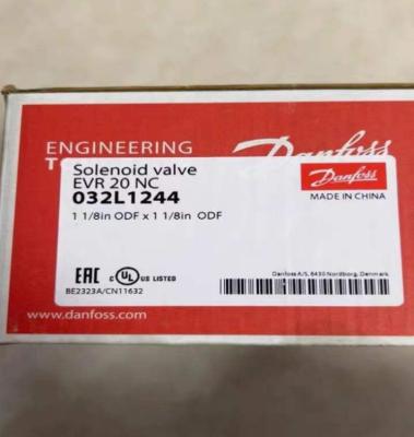 China Danfoss EVR 20 válvula de solenoide 1/4 en 655 psig Cuerpo de latón en venta