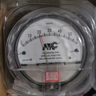 China Customizable Company Logo Differential Pressure Gauge with 2kg Weight and 100PCS MOQ for Industrial Use for sale
