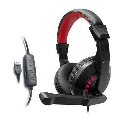 China 108dB Omni de cuero plástico LED ató con alambre el auricular del juego en venta