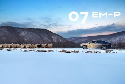 중국 Mid Size 126km Lynk & Co Electric Car Long Battery Life Lynk Co 07 2024 Model Em-P 판매용