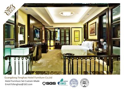Cina Insieme di camera da letto elegante contemporaneo cinque stelle di legno moderno di Holiday Inn del palissandro della camera da letto commerciale di lusso dell'impiallacciatura in vendita