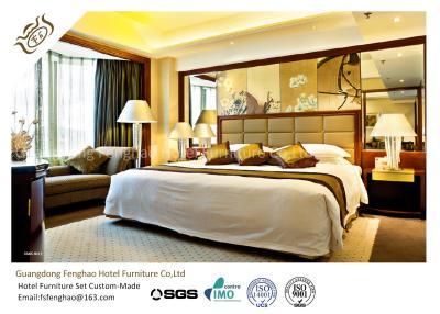 Cina Mobilia alla moda dell'hotel della camera da letto messa con la sedia di salotto di legno in vendita