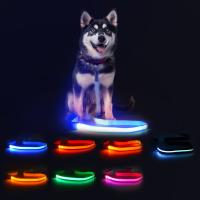 Quality 120cm Led Dog Leash Rechargeable USB Illuminated Dog Leash Personalized for sale