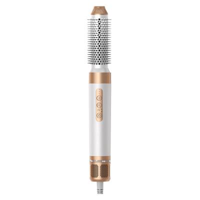 1400W Professional Negative Ion Hot Brush Straightener with Worldwide Plugs