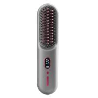 Quality 110V 220V Electric Hair Dryer Brush With LCD Display And Negative Ion Technology for sale