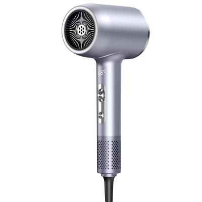 중국 전문 2400W 고속 브러쉬 없는 전기 헤어 드라이어 음이온 LED 디지털 디스플레이 낮은 소음 판매용
