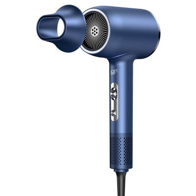 중국 전문 2400W 고속 브러쉬 없는 전기 헤어 드라이어 음이온 LED 디지털 디스플레이 낮은 소음 판매용