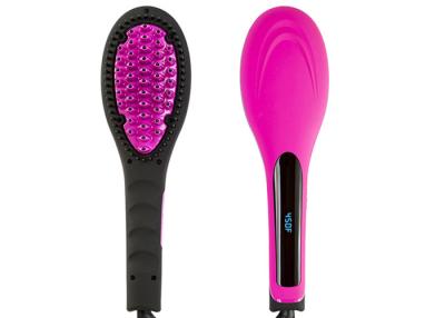 Chine Cheveux électriques magiques redressant l'affichage 120C-230C de la température d'affichage à cristaux liquides de brosse à vendre