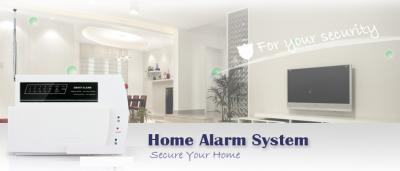 China Easy Handle Auto Dialer Landline PSTN LED Wireless House Security Alarm System for sale