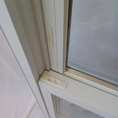 중국 ISO9001 유리 굽은 UPVC 이중 매달린 창문 사용자 정의 판매용