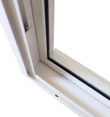 China Ventana de bahía de acristalamiento de ventana de PVC de línea delgada personalizada en venta