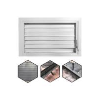 Customized Size Aluminum Louver Window For End Applications