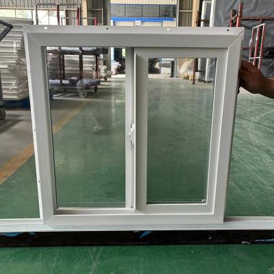 중국 마찰 힌지 UPVC 슬라이딩 창과 문 플로트 글래스로 표준 크치 디자인 판매용