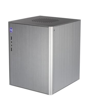 Cina Il computer di alluminio nero di trafilatura riveste Micro--ATX/il verticale Mini-ITX in vendita