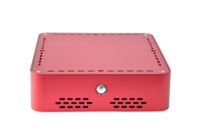 Китай Стильный случай компьютера ITX с регулятором вентилятора для миниого ПК продается