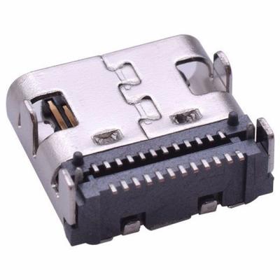 China USB-C type female USB 3.1 connector 24 position right angel surface mount type for pcb for sale