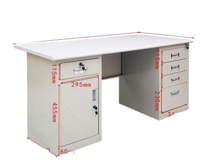 Cina ISO9001/ISO14001 Certificato Modern Computer Desk in acciaio inossidabile con cassetto chiudibile in vendita