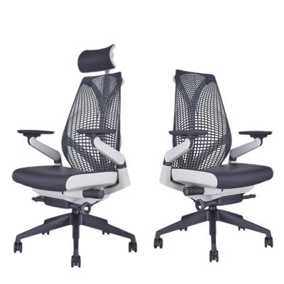Cina Bionic Design Protezione della colonna vertebrale Computer Home Chair con materiale a maglia e appoggio per braccio 4D in vendita