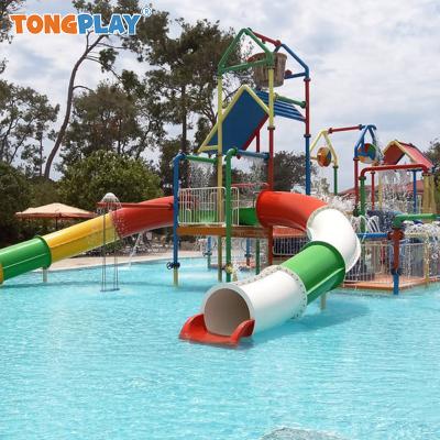 Cina Combinato in un unico set completo personalizzato di attrezzature divertenti per bambini per divertimenti acquatici Parco acquatico esterno Parco giochi d'acqua in vendita