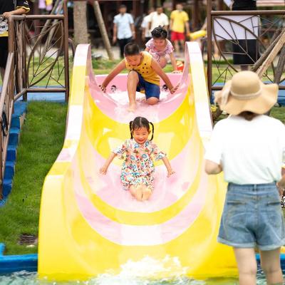 Childrens Trumpet Water Slide Fibreglass Swimming Pool Slide For 5 - 8 Passenger