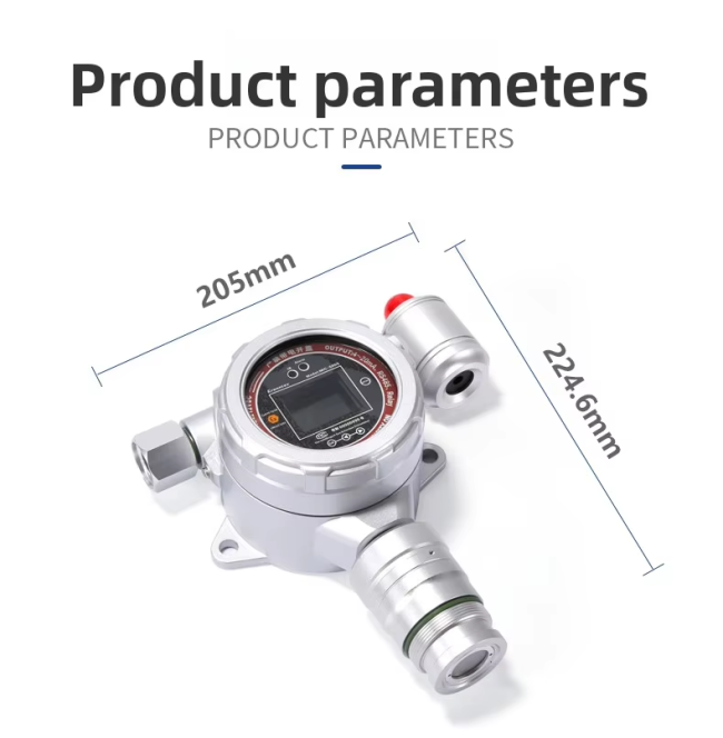 MIC500S Gas Detector technical diagram