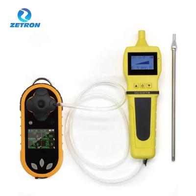 China Detector de fugas de gas portátil Zetron K-400 Indicaciones LCD coloridas IP65 en venta