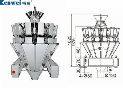 Cina Pesatore impermeabile di 1.5KW IP66 Multihead per alimento congelato in vendita