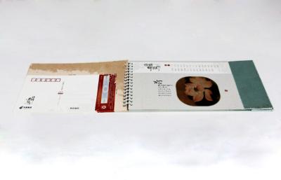 Cina Stampa del calendario personale scrittorio, calendari personali della foto per promozionale in vendita