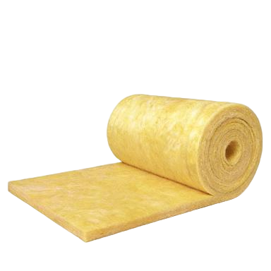 Acoustic Glass Wool Blanket product illustration showing installation in ceiling systems