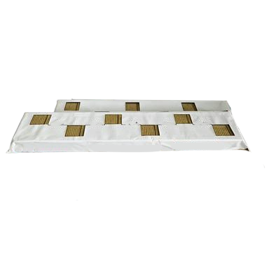 Rock Wool Growing Slab with 6 planting openings for cut rose cultivation