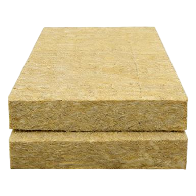 Fireproof Acoustic Rock Wool product illustration showing installation in partition wall system