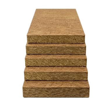 Eco-friendly fireproof rock wool product illustration showing application in partition systems