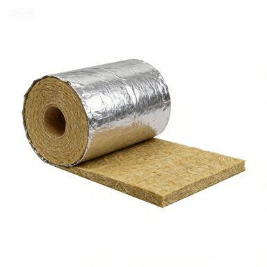 Reinforced Aluminum Foil-Faced Rock Wool Blanket product illustration