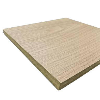 Interior wall decorative rock fiber panel with melamine laminate surface