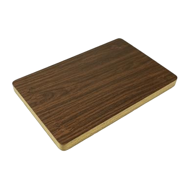 Interior wall decorative rock fiber panel with natural wood veneer finish