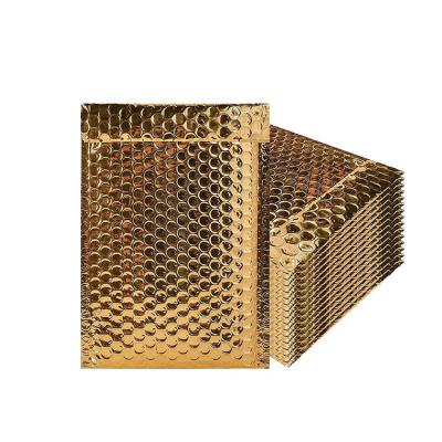 China Colorful Metallic Bubble Envelopes Self Sealing Bubble Courier Bags Customized for sale