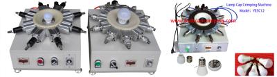 Cina Cappuccio B22 della lampada del LED che unisce inchiodando strumento di perforazione per la piegatura del cappuccio della lampadina di B22 E27 in vendita