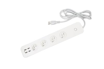 China Smart Power Sockets 4AC4USB Swiss Type for sale