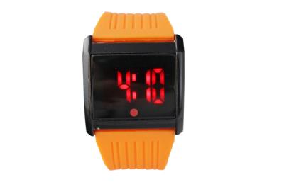 Cina Orologio di gomma della lampadina di EL principale quadrato del cinturino di orologio del touch screen dei bambini in vendita