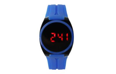 Cina La prova dell'acqua ha condotto la lampadina blu di EL di modo dell'orologio del touch screen elettronica in vendita