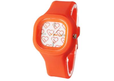 Cina Orologio di polsino del silicone della gelatina di Removeable con la parte posteriore dell'acciaio inossidabile in vendita