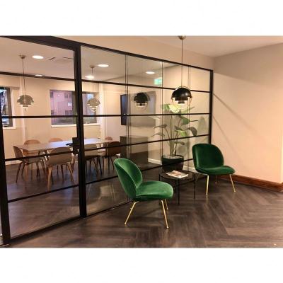 China High Quality Cheap Used Office Furniture Full Height Movable Aluminium Glass Wall Partition for sale