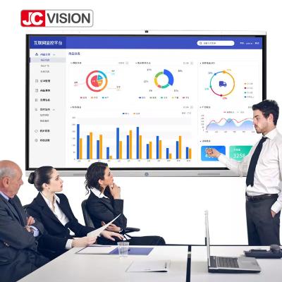 China JCVISION School Quadro interativo inteligente de 110 polegadas com tela sensível ao toque LCD embutido PC à venda