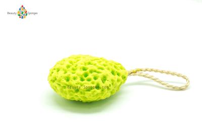 Cina Spugna naturale verde del bagno, spugna ipoallergenica inodora di Recycable del poliuretano per il bagno del bambino in vendita